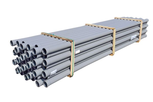 PVC buis 125mm - SN8 - 5m - FVR-trading