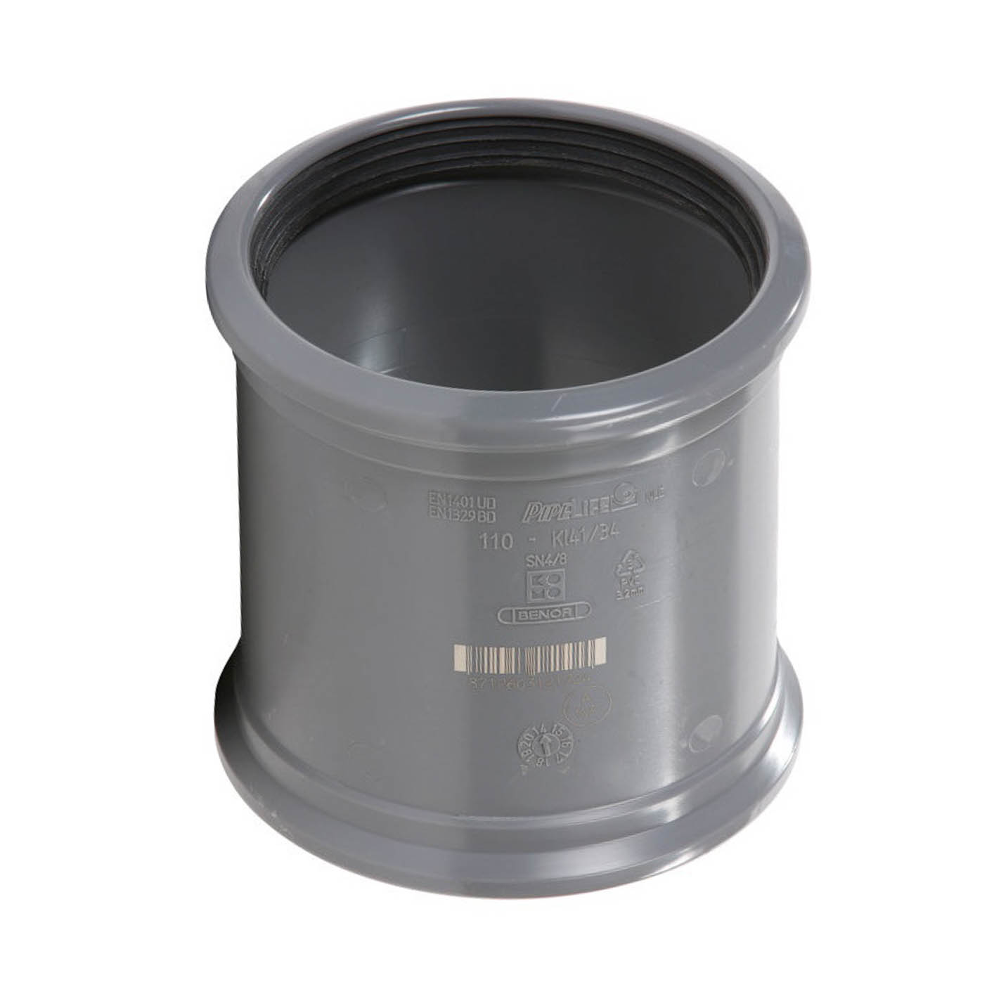 Overschuifmof PVC - scherpe prijs - FVR-trading